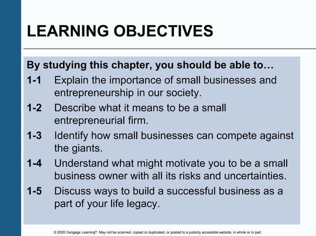 Small Business Management Chapter 1 PowerPoint | PPTX | Startups | Business