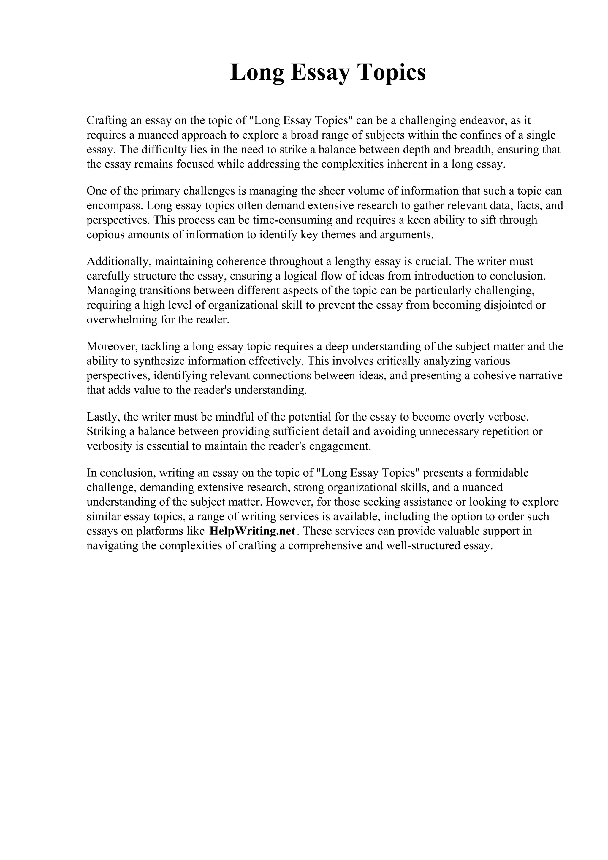 Long Essay Topics.pdf