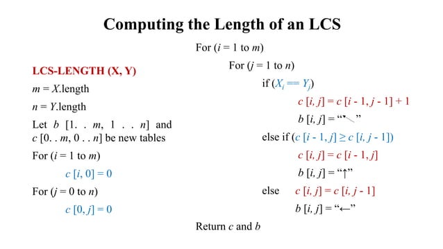 Longest common subsequence | PDF