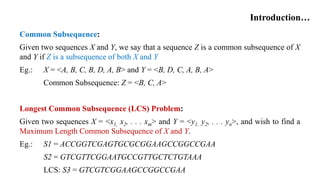 Longest common subsequence | PDF