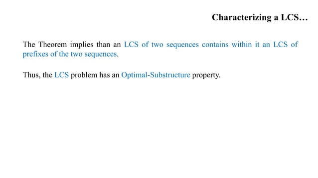Longest common subsequence | PDF