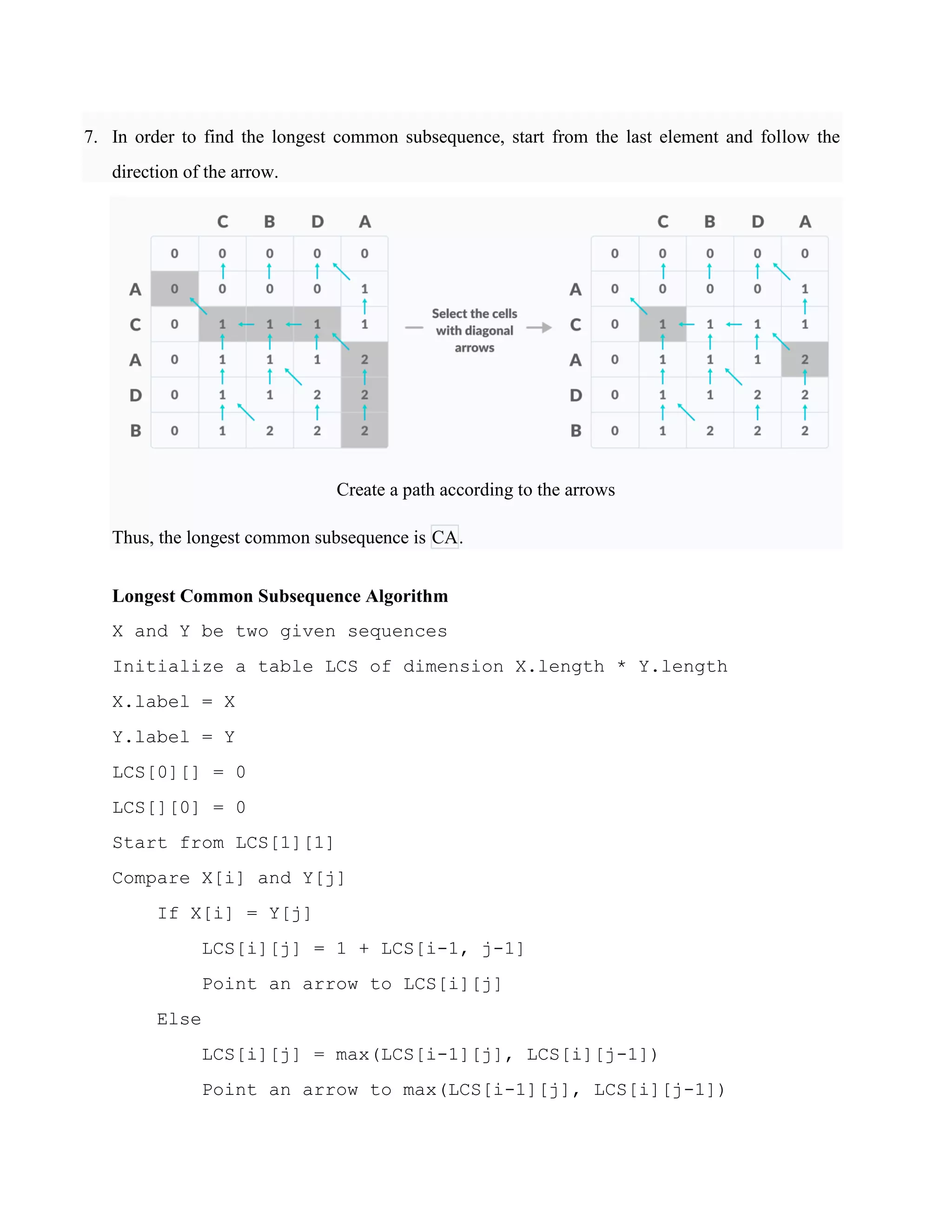 Longest common subsequence | PDF