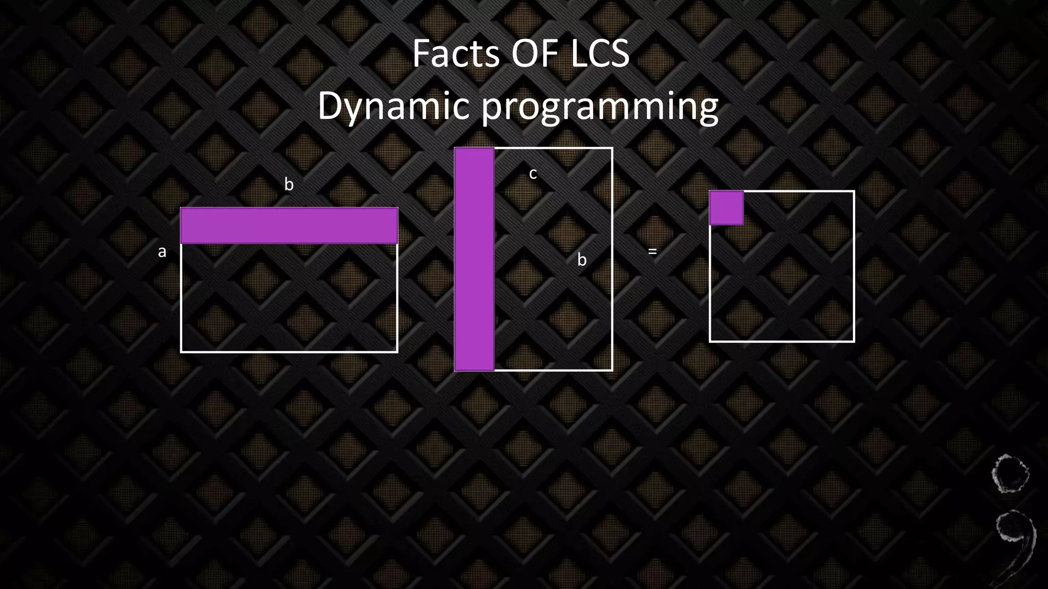 Longest common subsequence lcs | PPTX