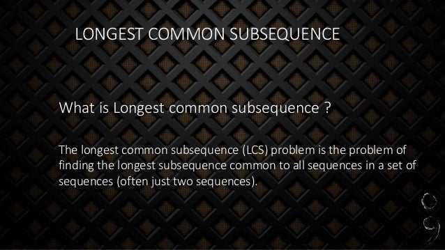 longest-common-subsequence-lcs