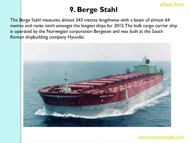 Top 10 Longest Ships in the World in 2012