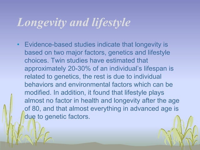 Longevity | PDF