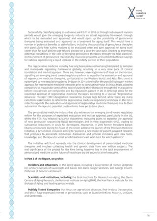Longevity industry landscape overview volume 1 - executive summary | PDF