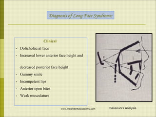 Long face syndrome | PPT
