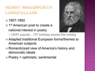 Longfellow & Holmes | PPT