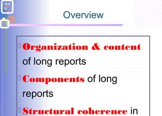 Long formal report | PPT