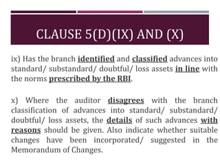 Long form audit report | PPTX