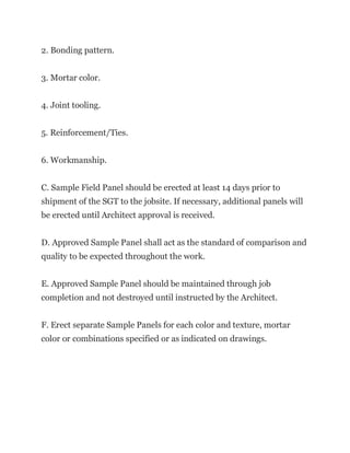 Long Form Specification For Structural Glazed Tile | PDF | Home ...