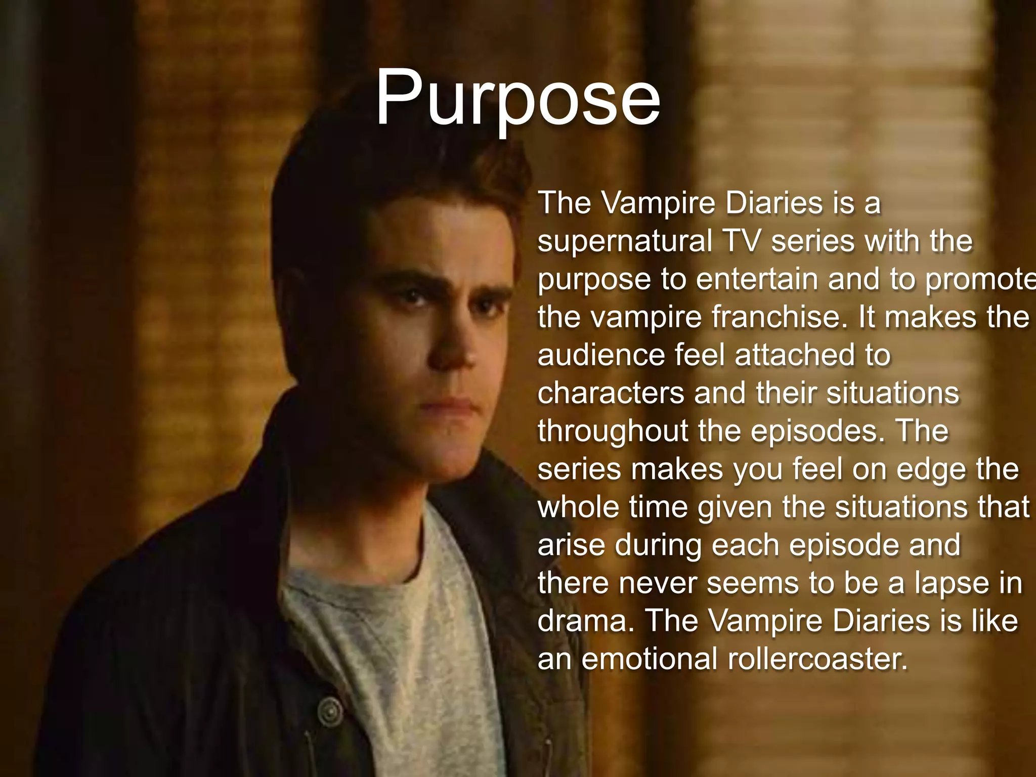 Long form tv the vampire diaries | PPTX