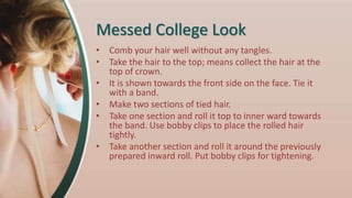 Long hair bun | PPTX