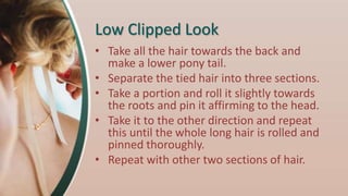 Long hair bun | PPTX