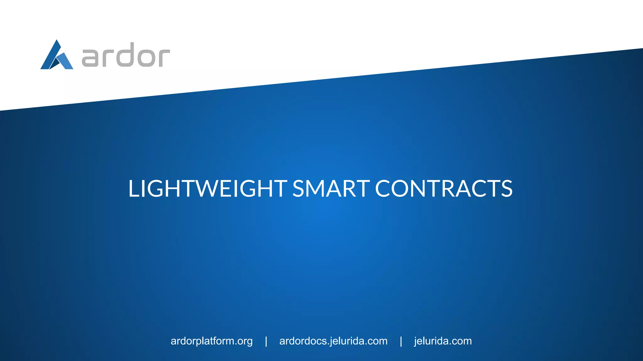 Ardor: First Working Parent-Child Chain Blockchain Platform ...