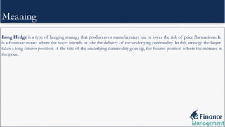 Long Hedge | PPT