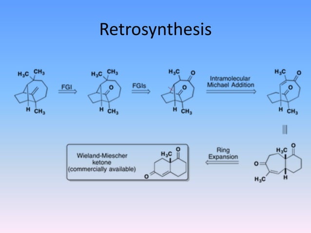 Synthesis of Longifolene through retrosynthestic analysis. | PPTX