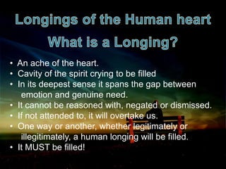 Longings of the Human Heart | PPTX