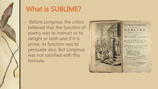 Longinus | PPTX