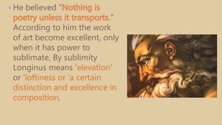 Longinus | PPTX