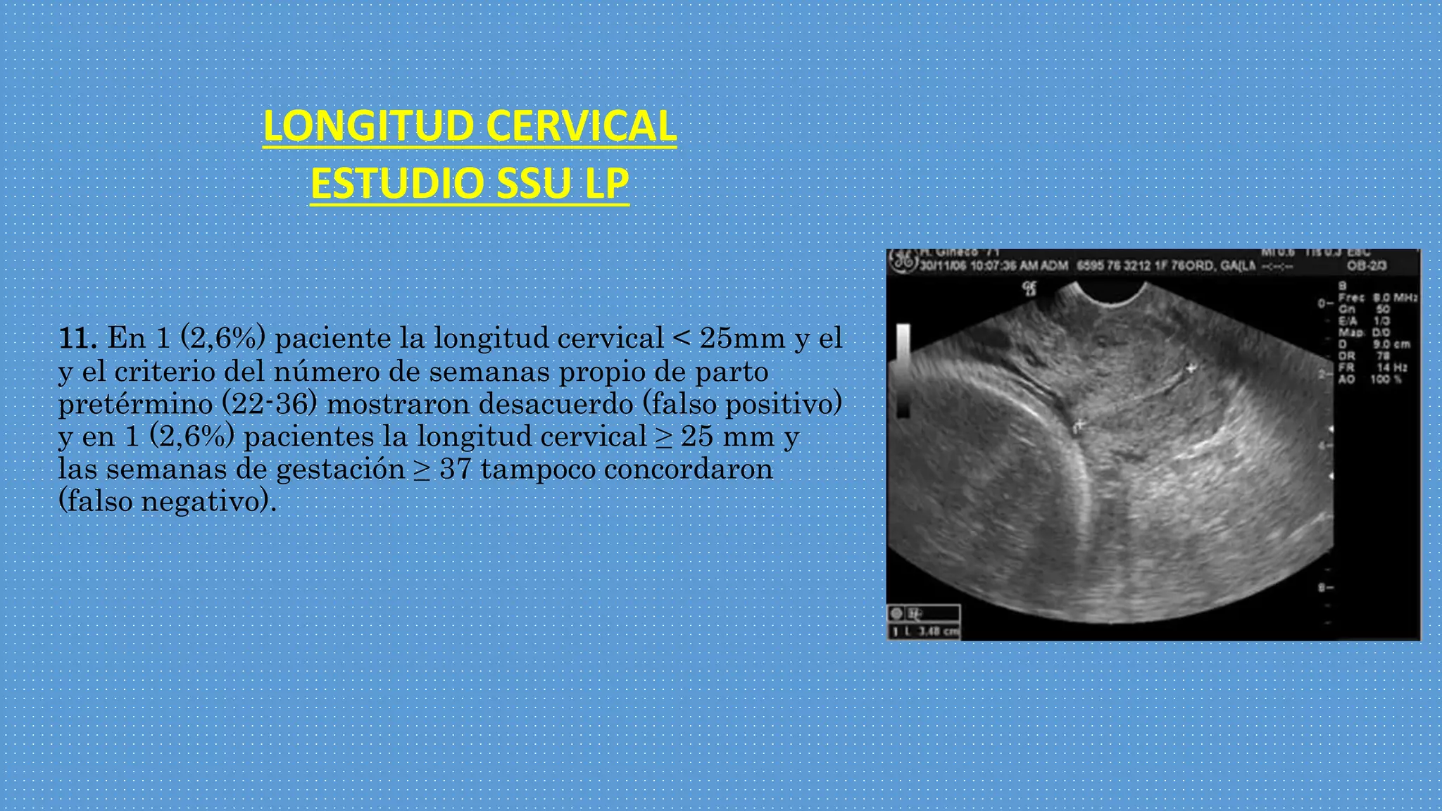 Longitud cervical en amenaza de parto pretermino y | PPTX | Pregnancy ...
