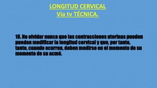 Longitud cervical en amenaza de parto pretermino y | PPTX