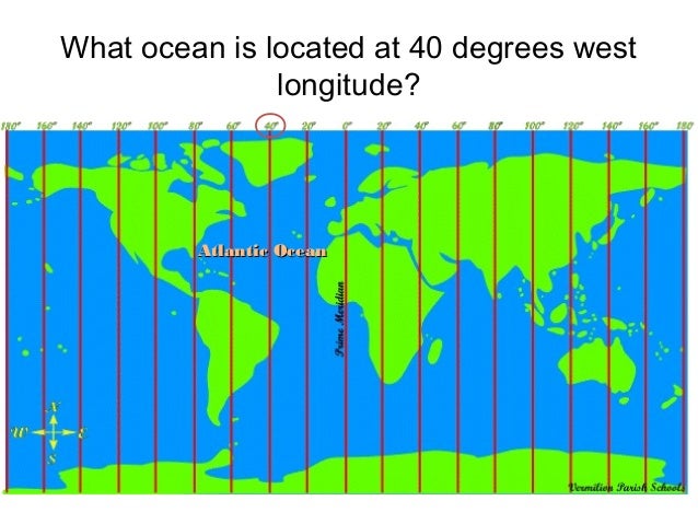 Longitude and latitude