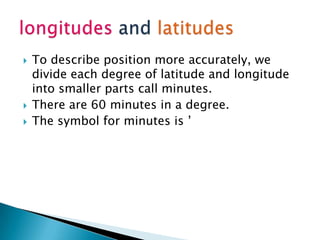 Longitudes & latitudes | PPTX