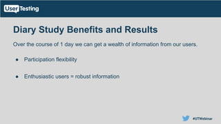 Longitudinal and diary studies with UserTesting | PDF | Web ...