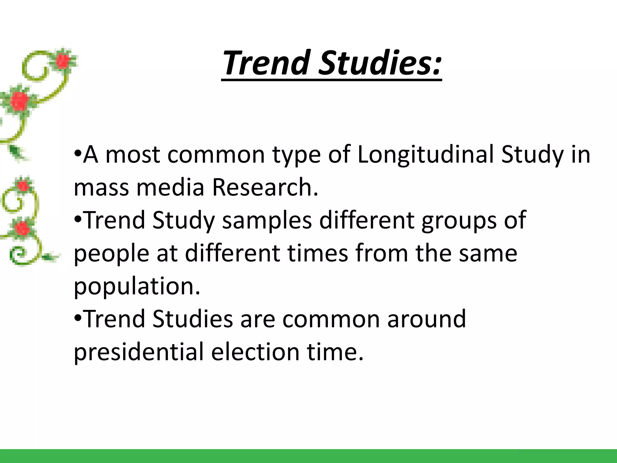 Longitudinal research | PPTX