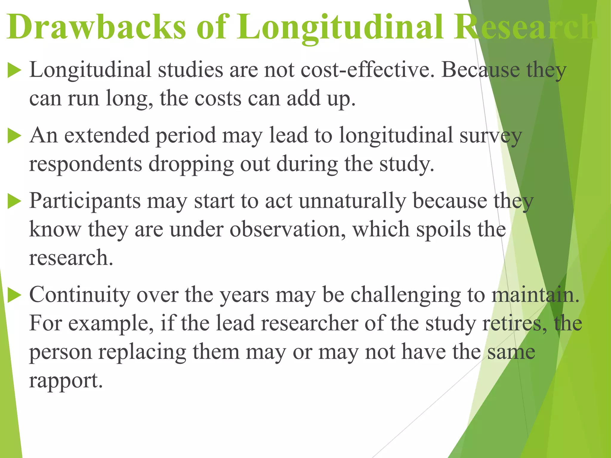 Longitudinal Research Design | PPTX