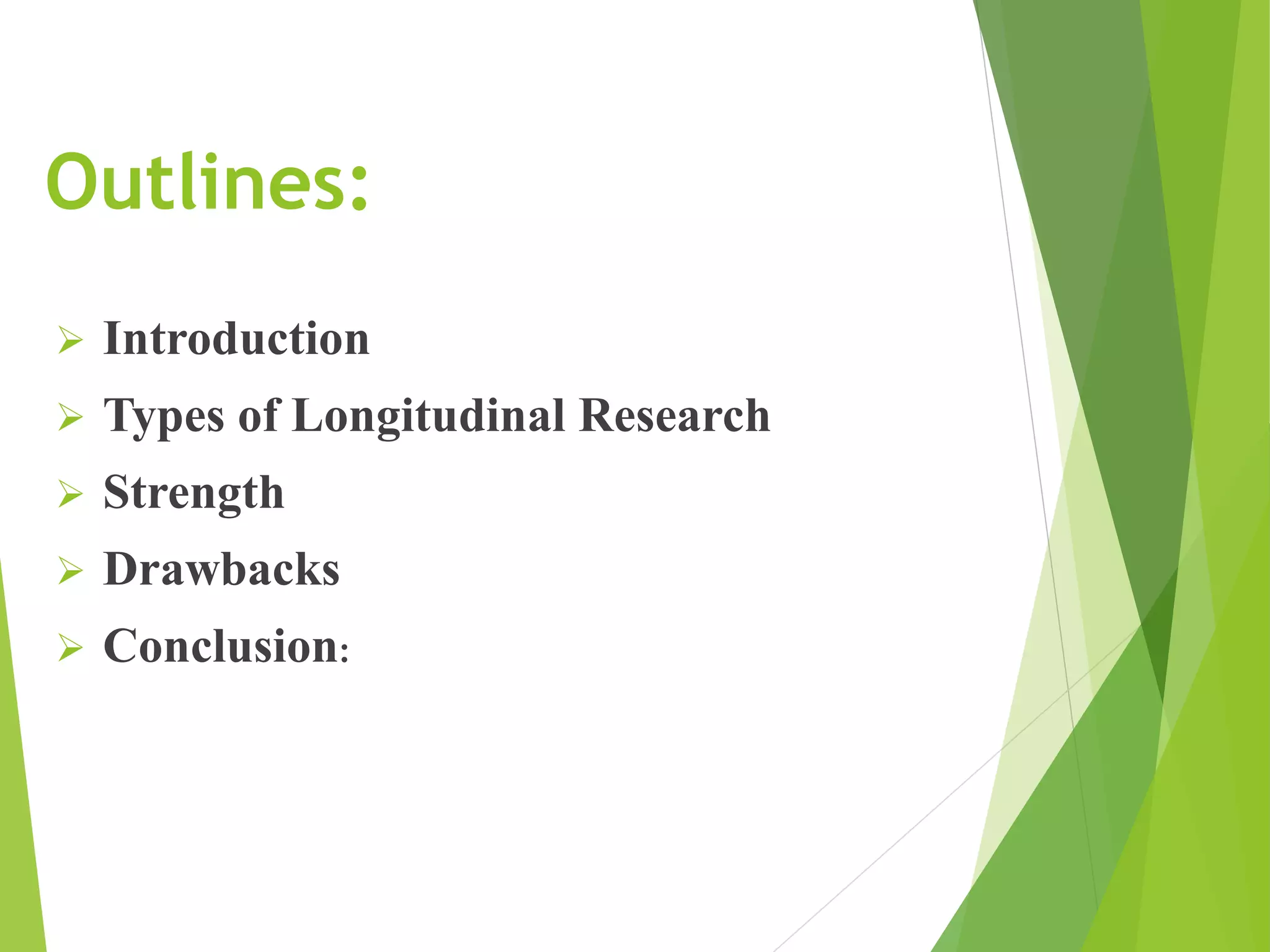 Longitudinal Research Design | PPTX