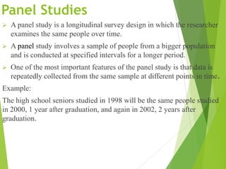 Longitudinal Research Design | PPTX