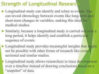 Longitudinal Research Design | PPTX