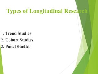 Longitudinal Research Design | PPTX