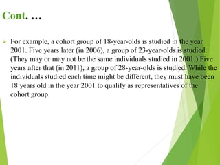 Longitudinal Research Design | PPTX