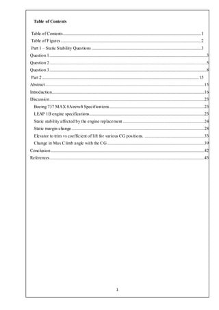 Longitudinal static stability of boeing 737 max 8 | DOCX