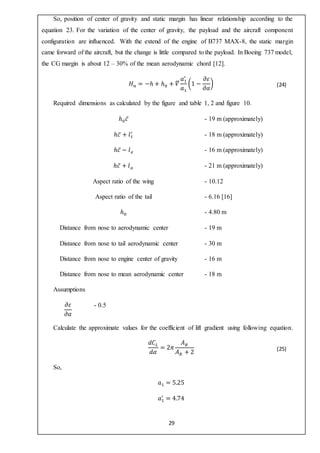 Longitudinal static stability of boeing 737 max 8 | DOCX