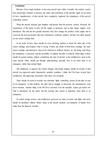 Longitudinal static stability of boeing 737 max 8 | DOCX
