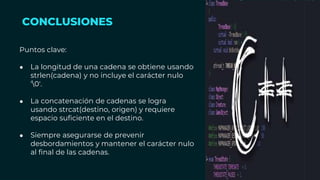 Longitud y Concatenacion | PPTX