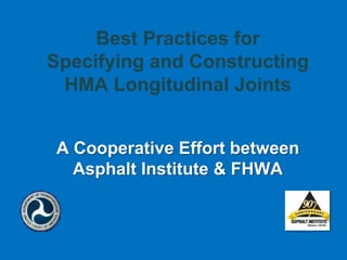 Long Joint Presentation -- Short Version | PPTX