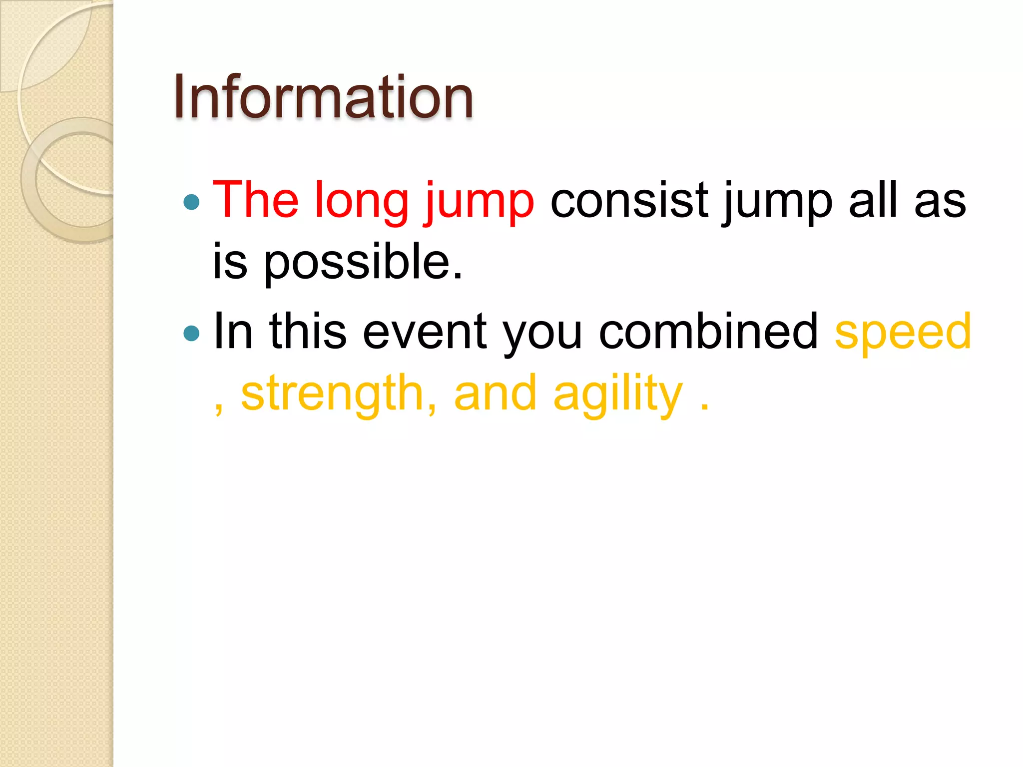 Long jump | PPTX