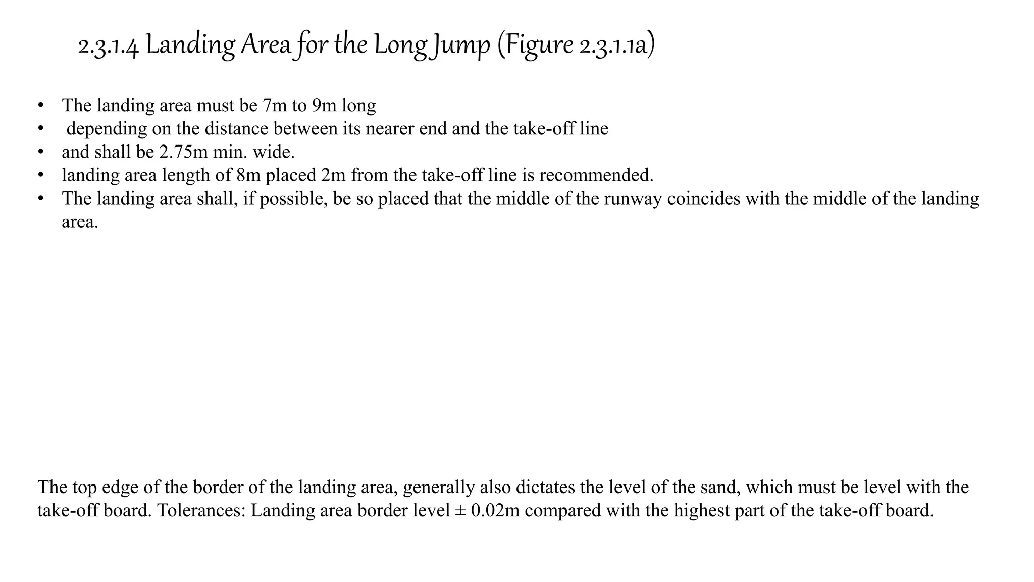 Long jump Field Facilities | PPTX