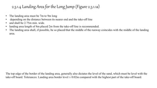 Long jump Field Facilities | PPTX