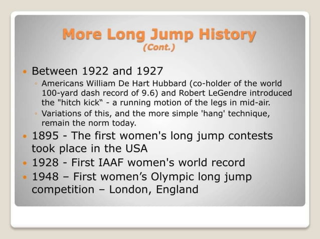 Long jump | PPT