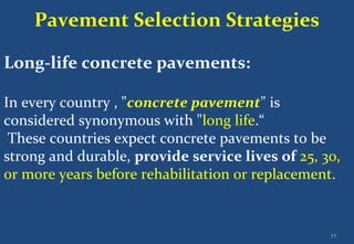 Long life concrete pavement | PPT