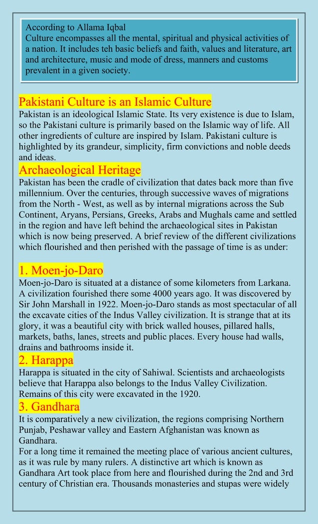 Long LONG Question Answer based on Cambridge O Level Pakistan Studies ...
