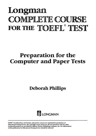 Pre toefl test | PDF