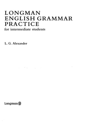 Longman grammar for intermidiate | PDF